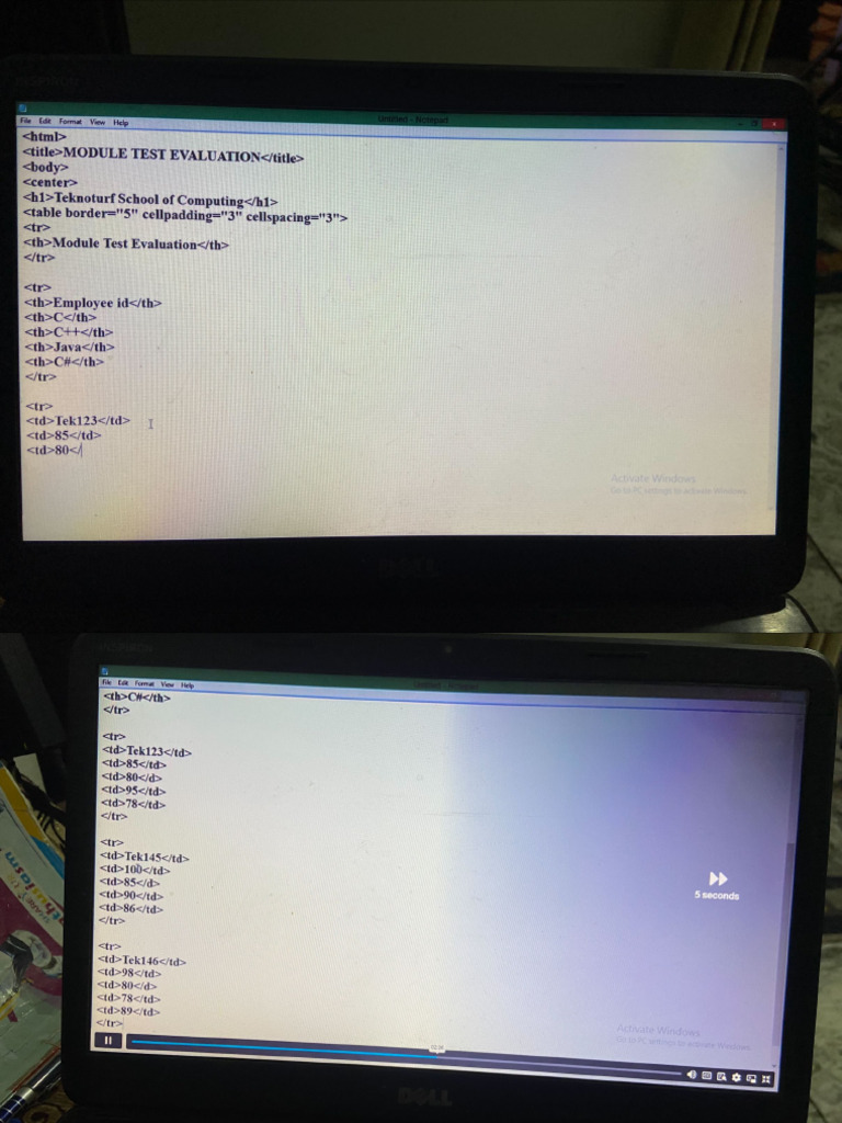 Creating Table | PDF
