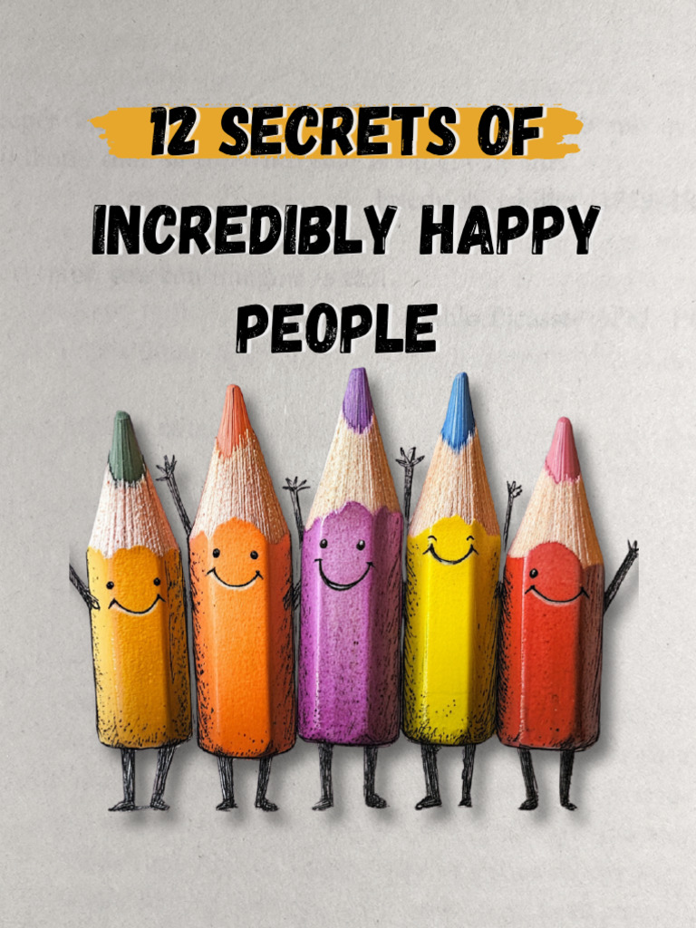 12 Secrets of Incredibly Happy People | PDF | Happiness | Mental Health