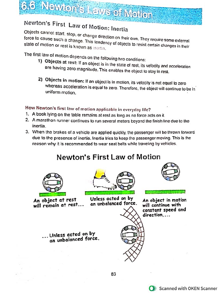Share Newton's laws | PDF
