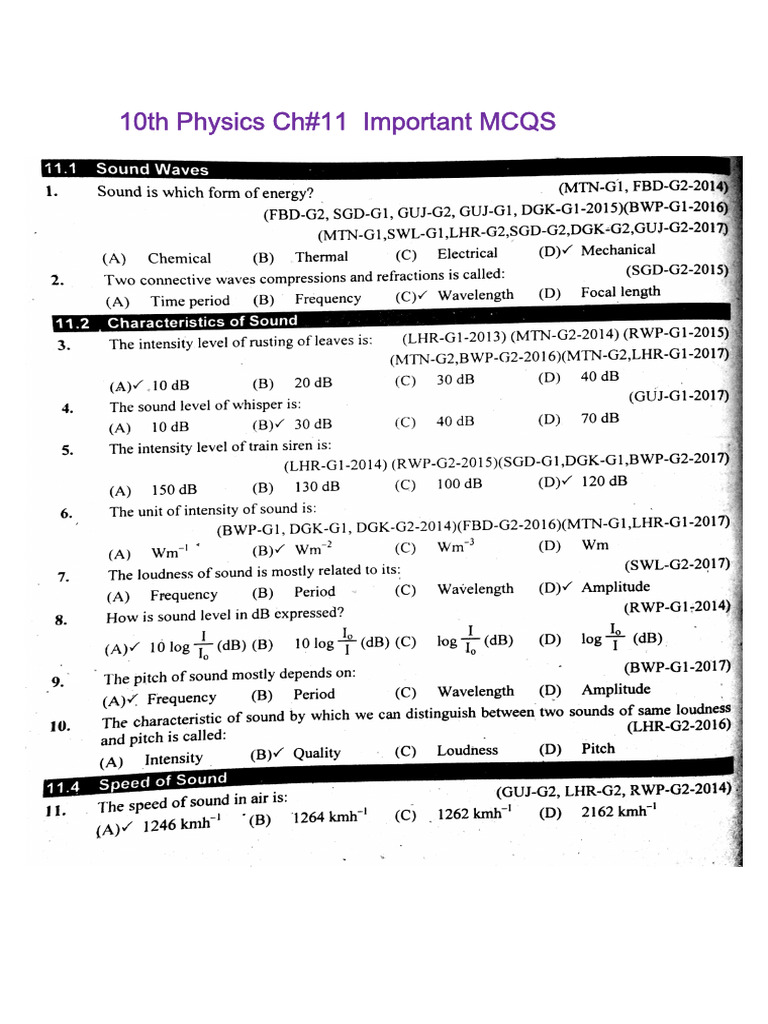 10th Chpter 2 Mcqs | PDF