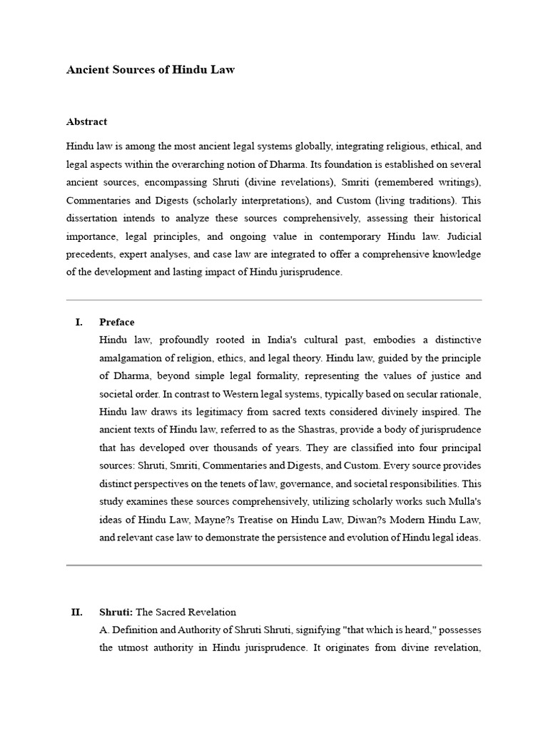 Ancient Foundations of Hindu Law | PDF | Vedas | Dharma