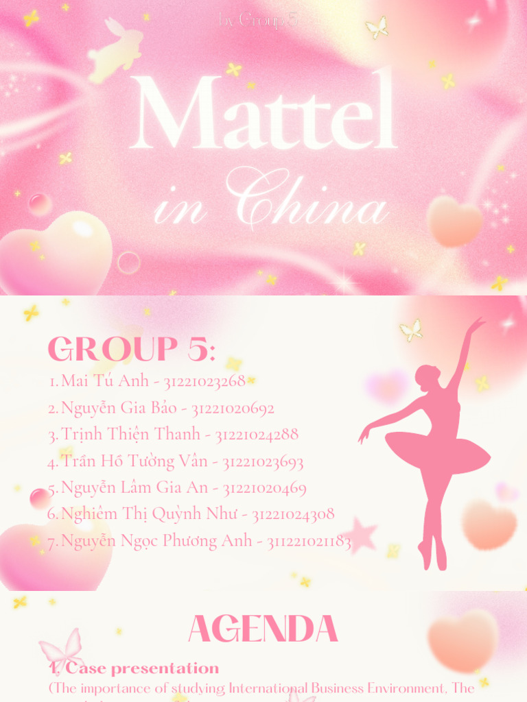 Group 5 - Final Presentation | PDF | Barbie | Toys