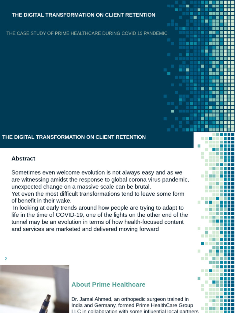 Digital Transformation in Healthcare Retention | PDF | Survey ...