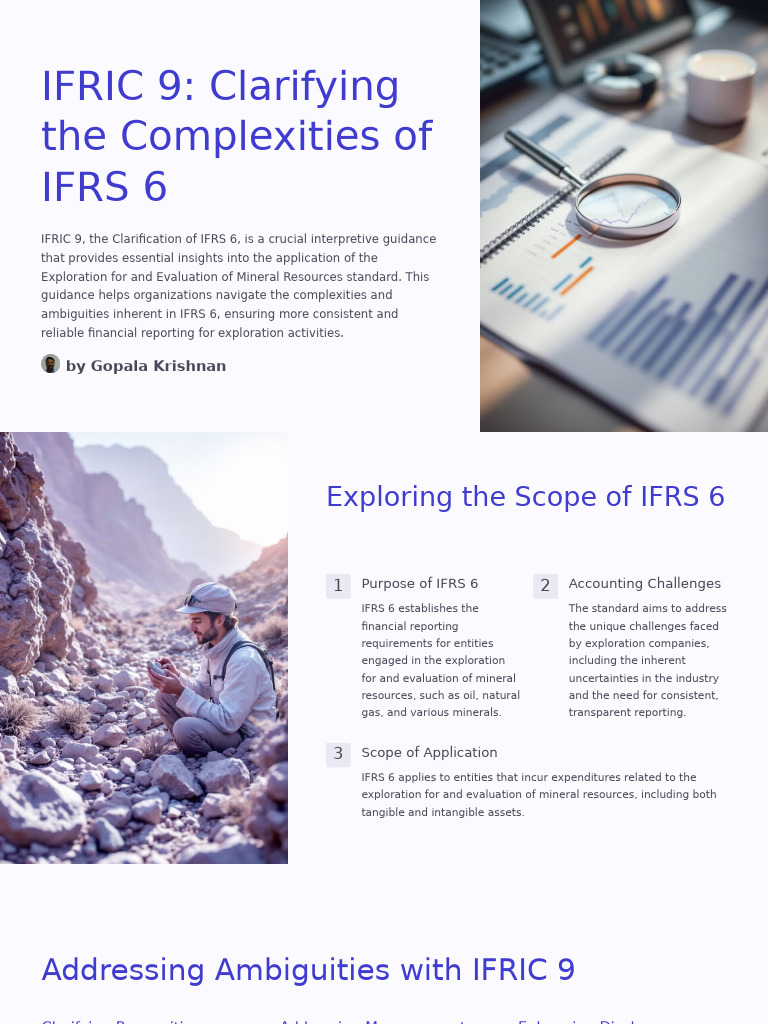 IFRIC 9: Enhancing IFRS 6 Compliance | PDF | Regulatory Compliance ...
