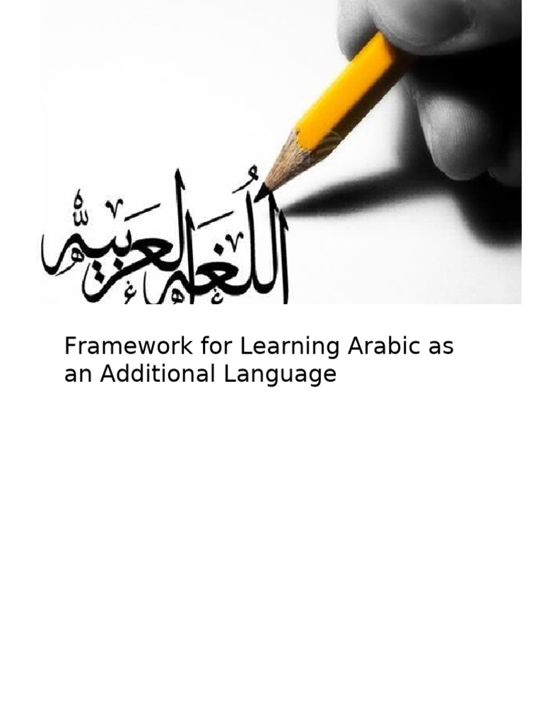 Arabic For Non Arabs Curriculum g9 | PDF | Cognitive Science | Cognition