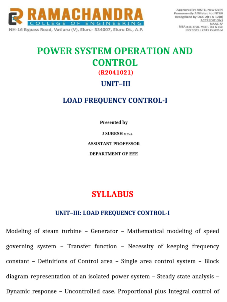 Unit-03 Psoc-1 | PDF | Electric Generator | Turbine
