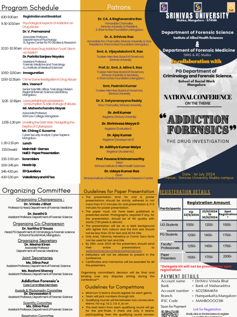Addiction Conference Brouchure (1) | PDF