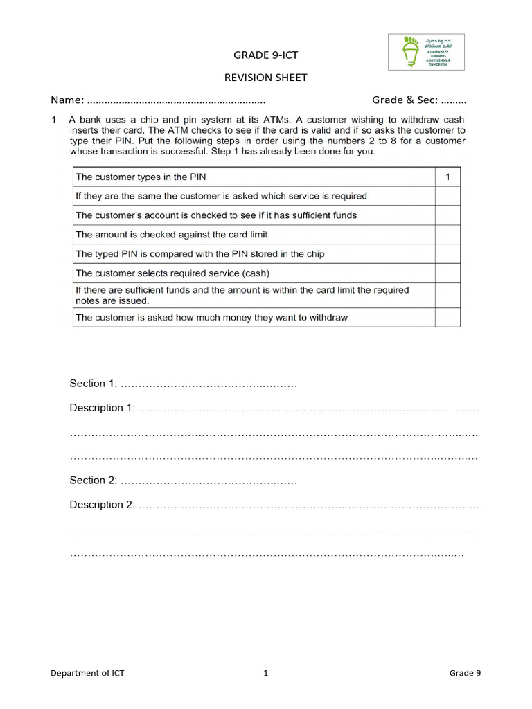 Revision_Sheet | PDF
