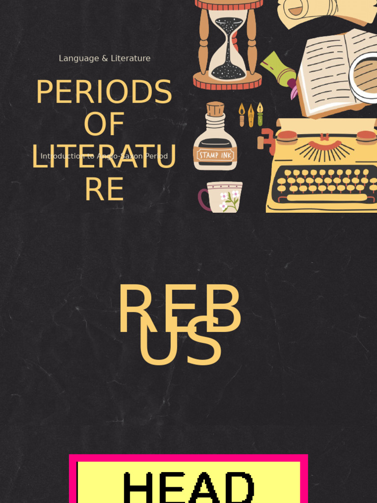 Periods of Literature - Introduction To Anglo-Saxon Literature | PDF ...