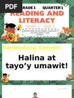 Filipino 2 Worksheet Q1 W1 | PDF