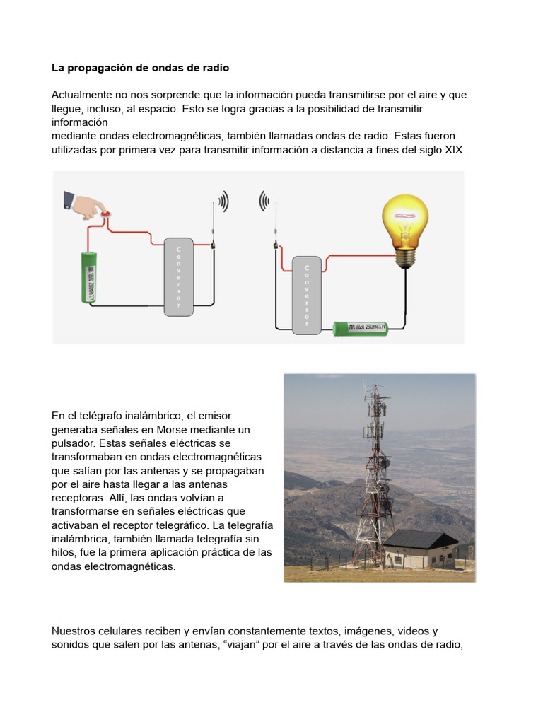 La Propagación de Ondas de Radio. | PDF | Radio | Onda de radio