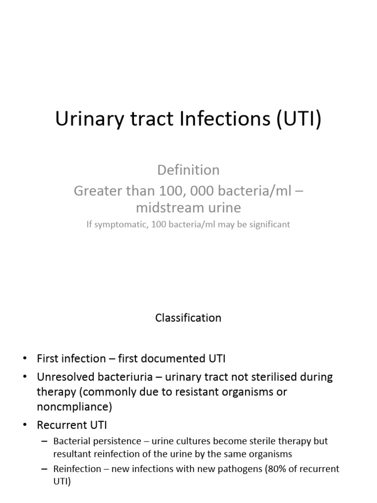 Urinary Tract Infections (UTI) | PDF | Urinary Tract Infection | Immunology