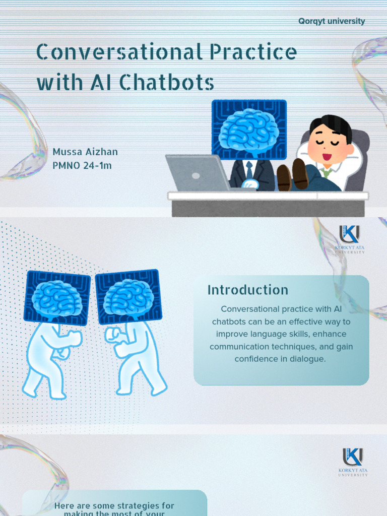 Conversational Practice With AI Chatbots | PDF