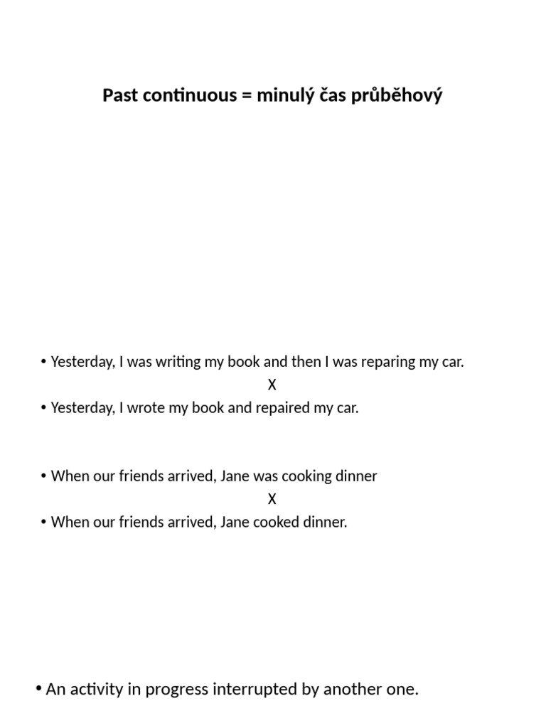 Past Continuous- Presentation | PDF