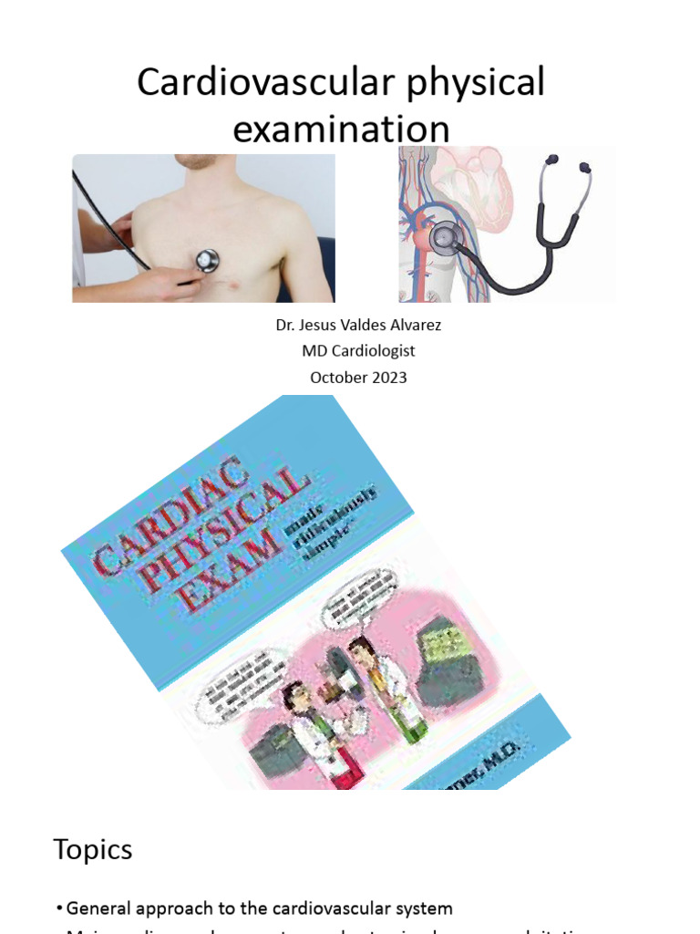 Cardiovascular Physical Examination.pptx | PDF | Pulse | Arm