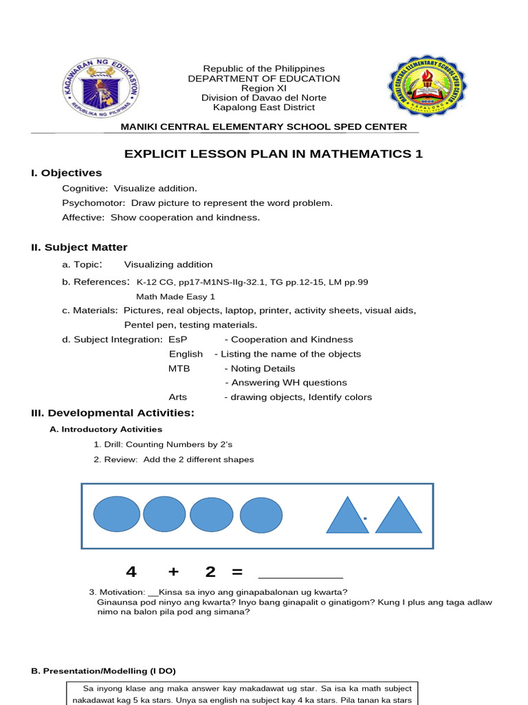 Explicit MathI Q2W7D2 Demo (1) .Docx ATONDUCAN | PDF