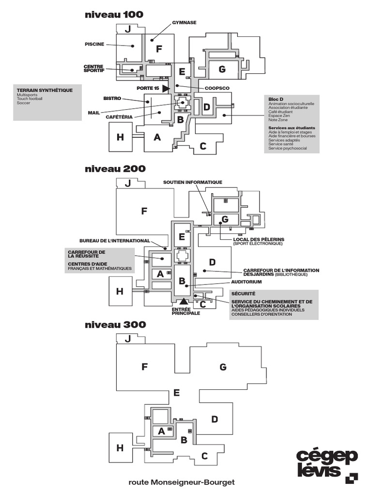 Plan du Cégep de Lévis | PDF
