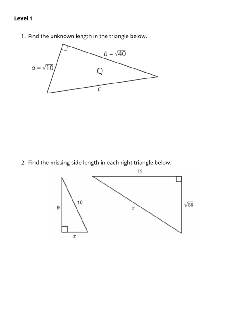 4.2 (LT) Solving Right Triangles | PDF | Triangle | Elementary Geometry