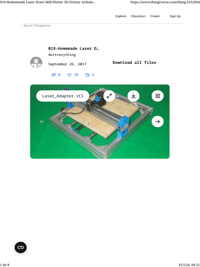 019-Homemade Laser Draw Mill Plotter 3D Printer Arduino Robotic Drawing DIY XY Axis Slide Linear ...