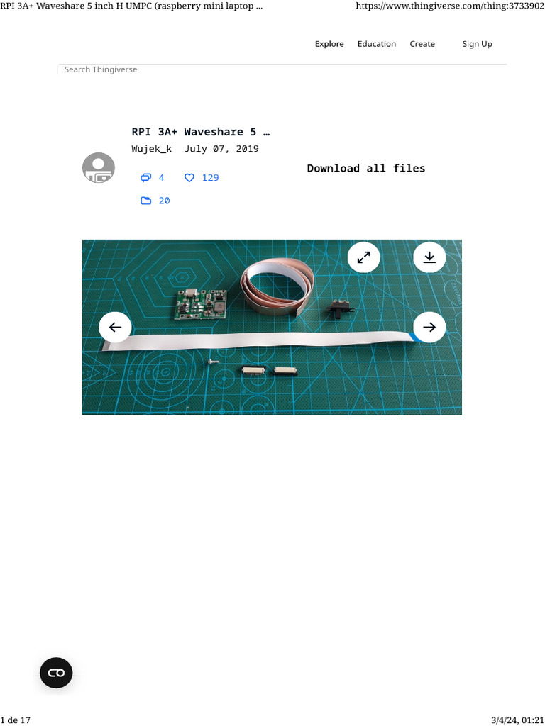 RPI 3A+ Waveshare 5 inch H UMPC (raspberry mini laptop _ palmtop) by ...