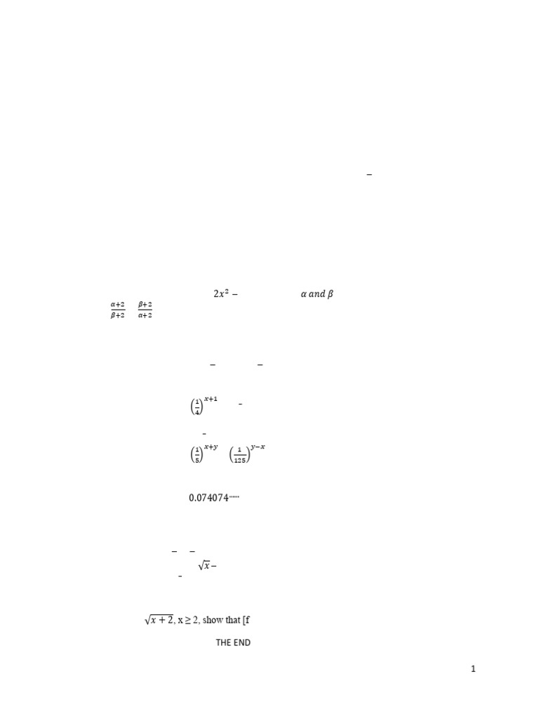 BSC Maths and Science FT MATHS YR 1 2021 ASN 1 | PDF