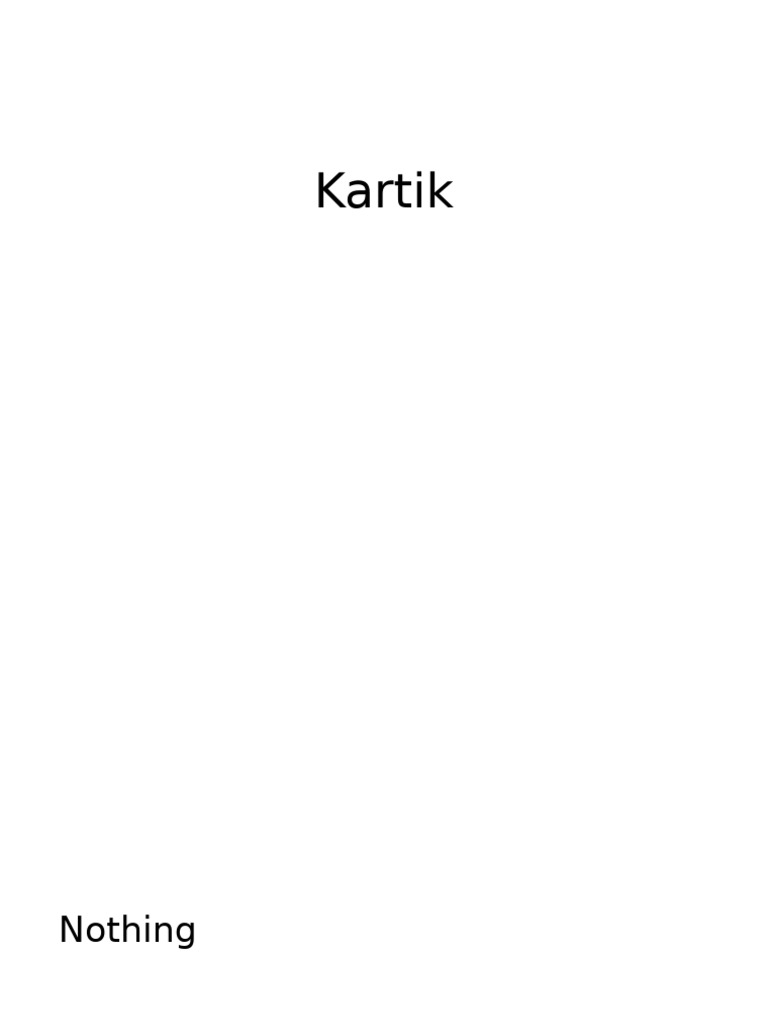 Kartik | PDF