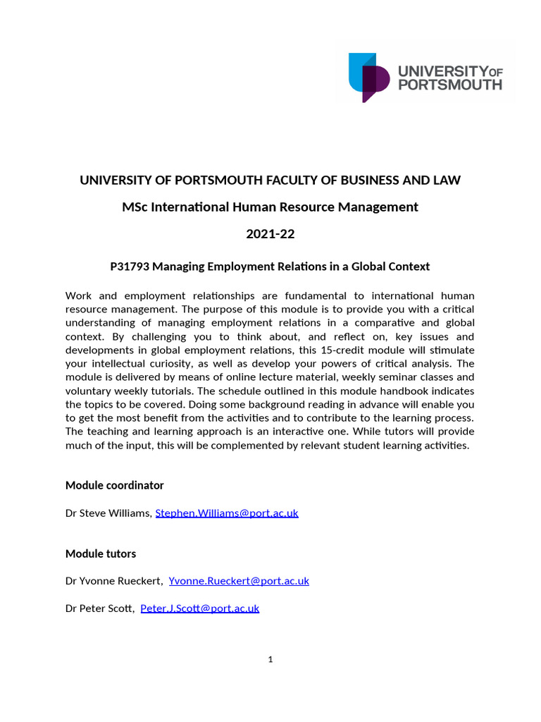 MERGC module handbook 2021-22 | PDF | Critical Thinking | Knowledge