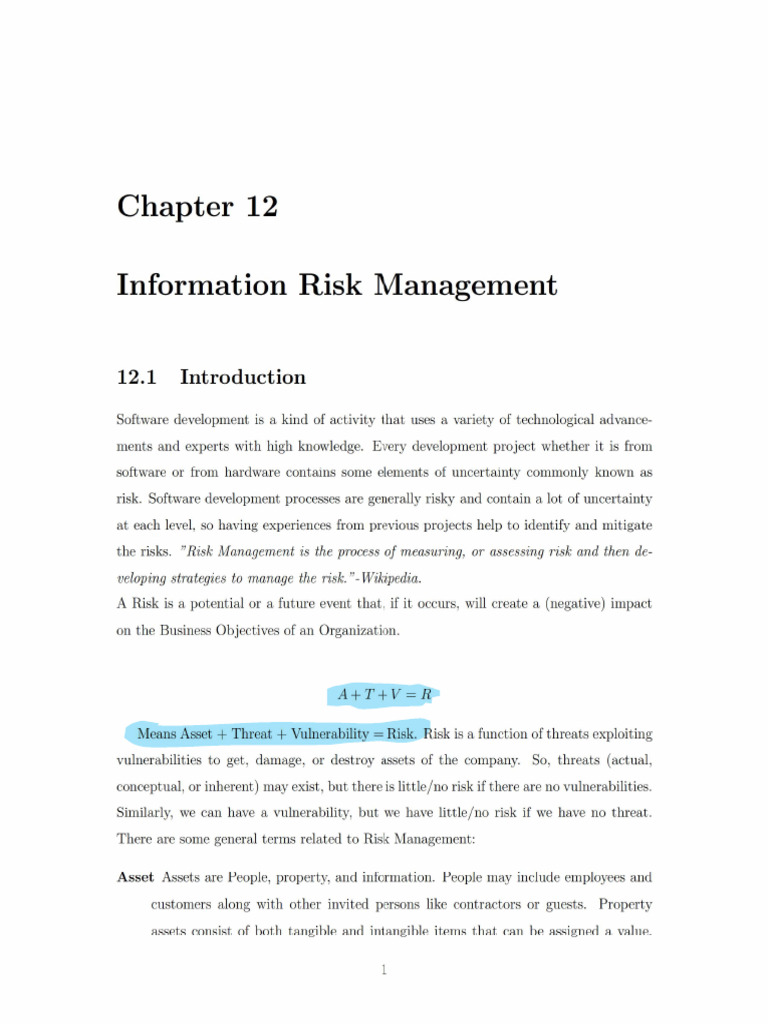Information Security Notes 2023 EnCh12-13 | PDF