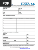 WBL Logbook Sheet Template Guide | PDF | Career & Growth