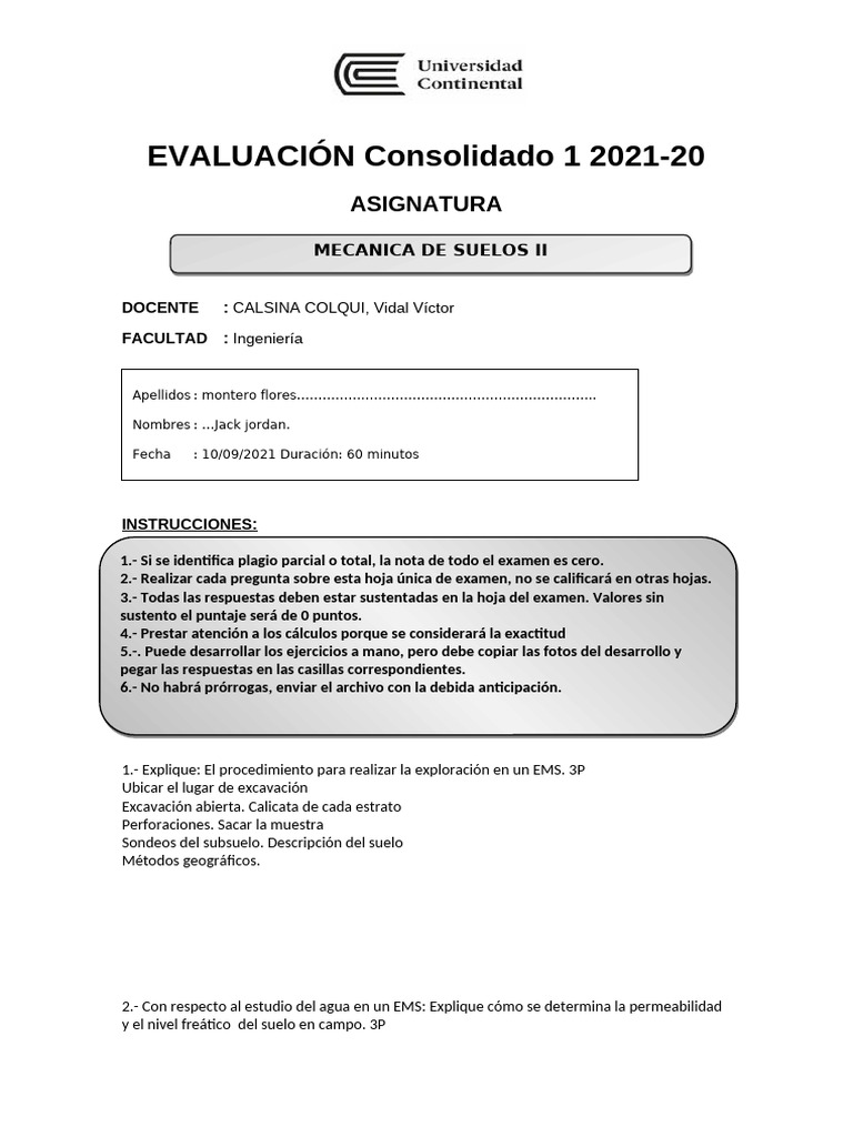 CONSOLIDADO 1 - 2021-1a | PDF | Muestreo (Estadísticas)