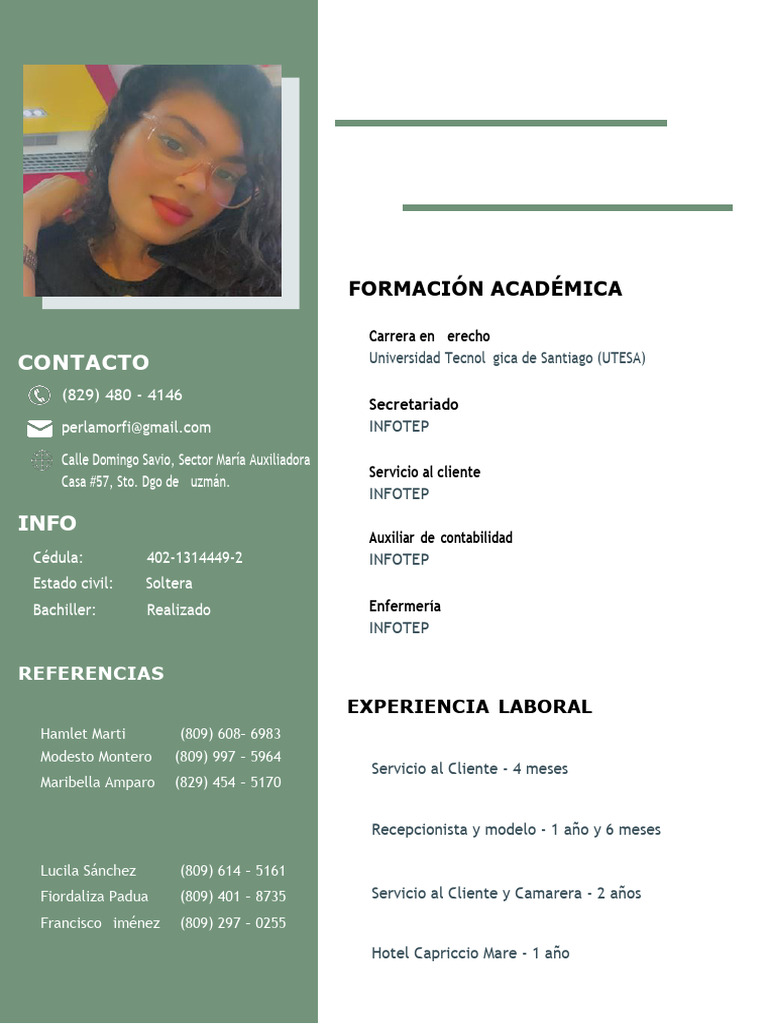 Perla CV Actulizado | PDF