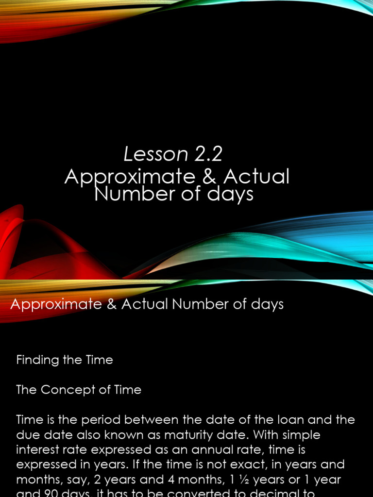 Simple Interest - Finding The Time | PDF | Interest | Numbers