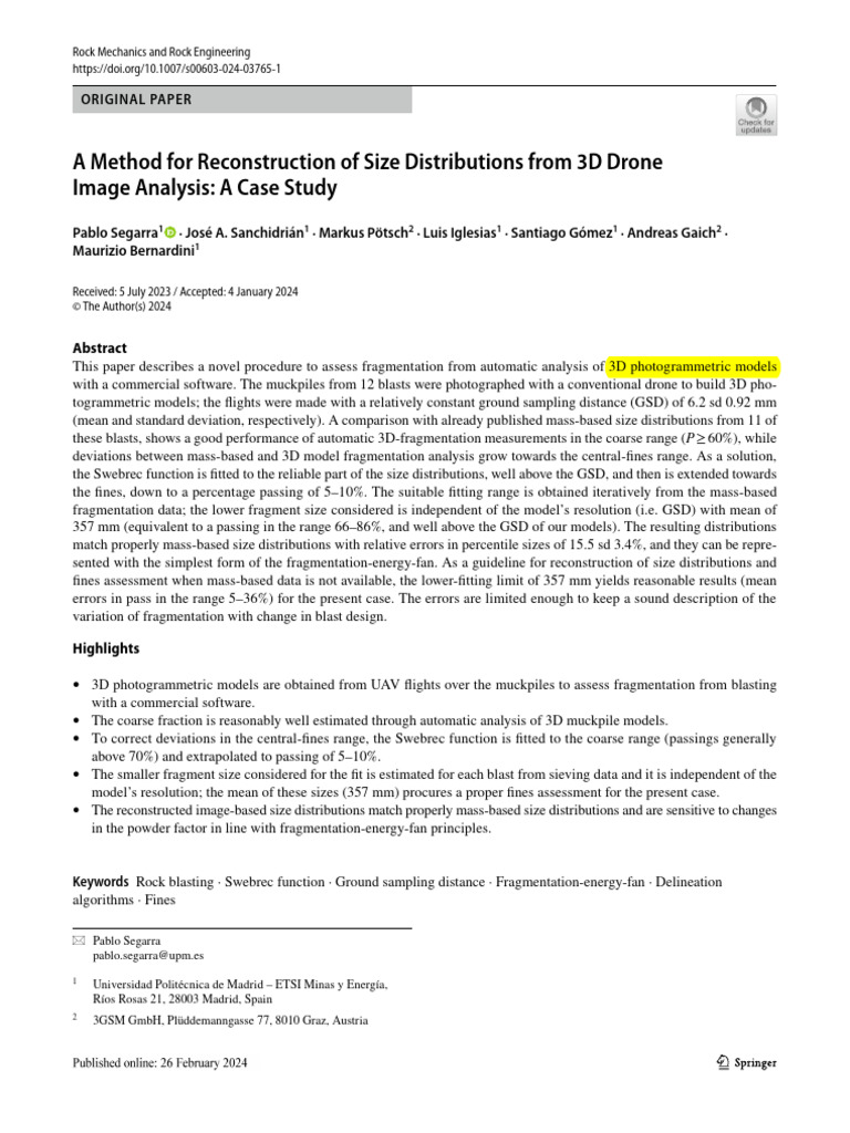 24-2024-RMRE-Sanchidrian J A-A Method for Reconstruction of Size Distributions from 3D Drone ...