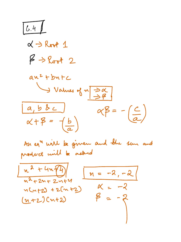 Quadratic Equation 3 Pdf