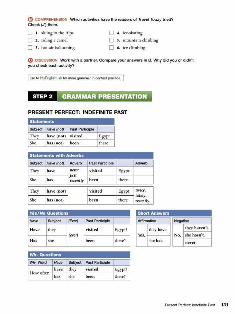 present perfect 3 | PDF