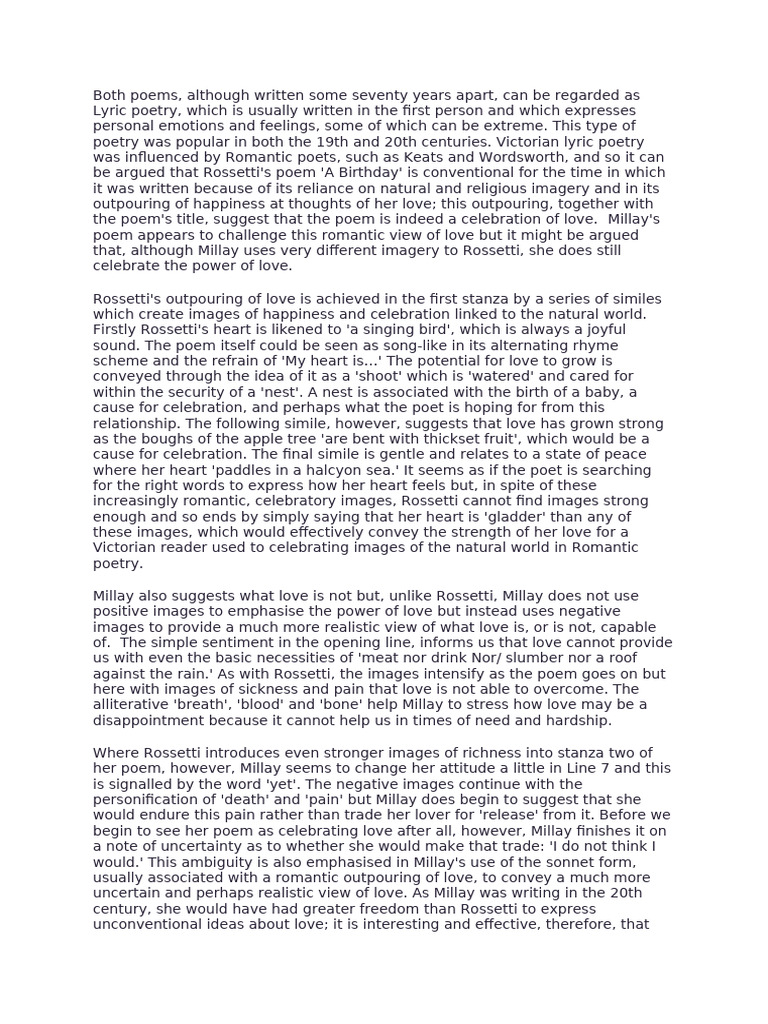 01. Band 5 exemplar 1 | PDF | Poetry | Love