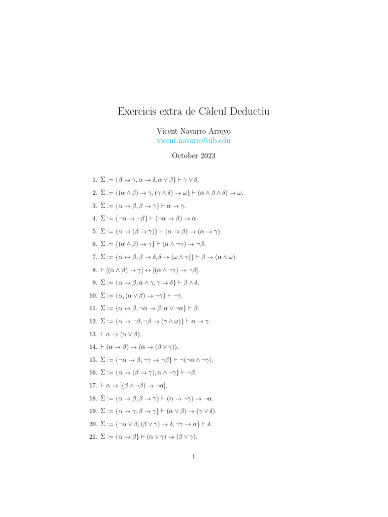 Exercicis Extra de Càlcul | PDF
