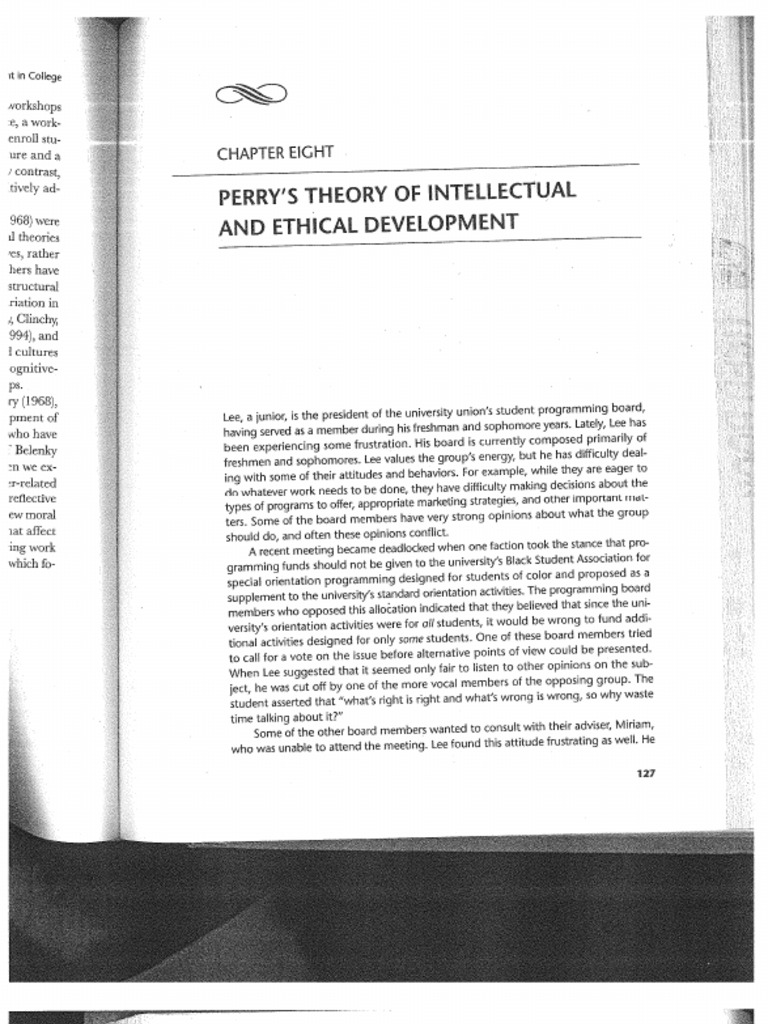 Perry's Theory of Intellectual Development | PDF | Validity (Statistics ...