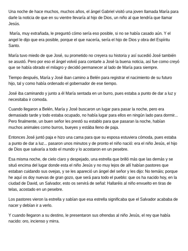 Historia Nació Jesús - 20241122 - 175700 - 0000 | PDF