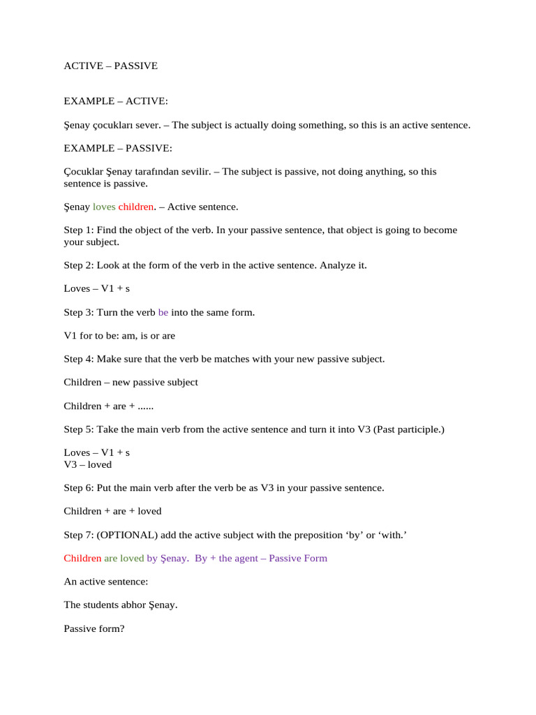 Active - Passive | PDF