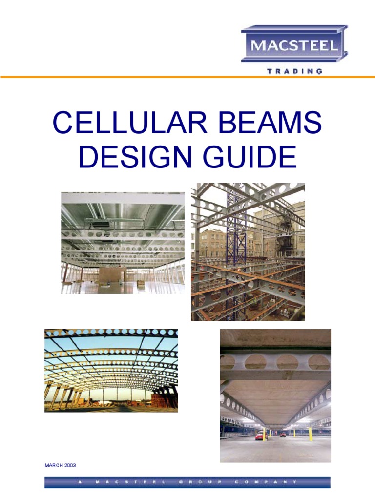 Cellular Beam Design Guide | PDF | Beam (Structure) | Duct (Flow)