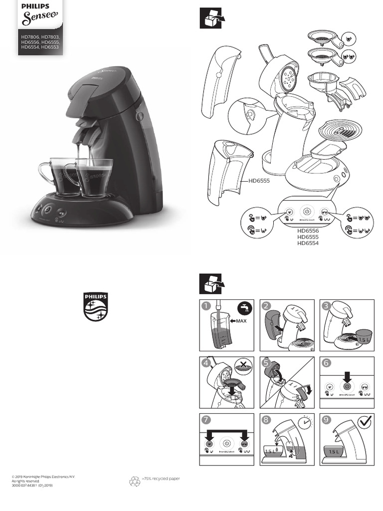 Cafetière SENSEO | PDF | Coffee | Water