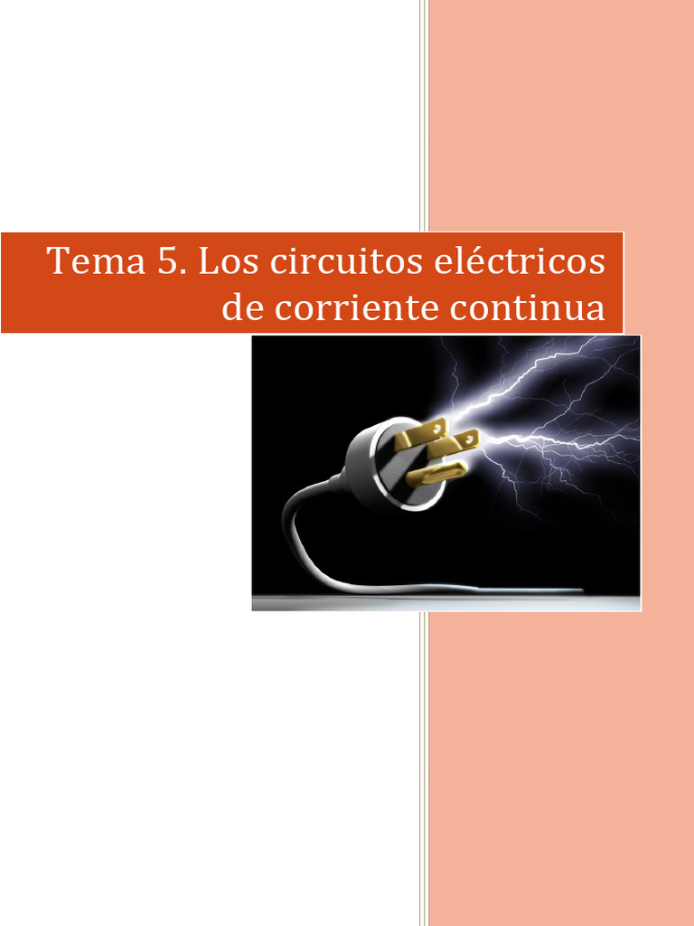 Los Circuitos Eléctricos de Corriente Continua | PDF | Corriente eléctrica | voltaje