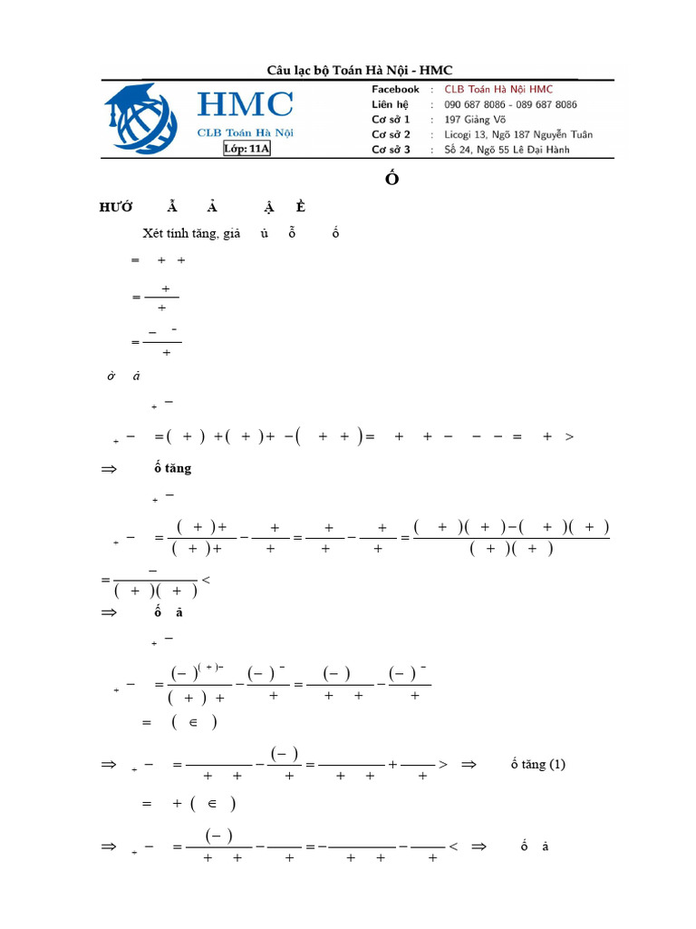 11A- B09- (25-08-2024) -HD BTVN Dãy số | PDF