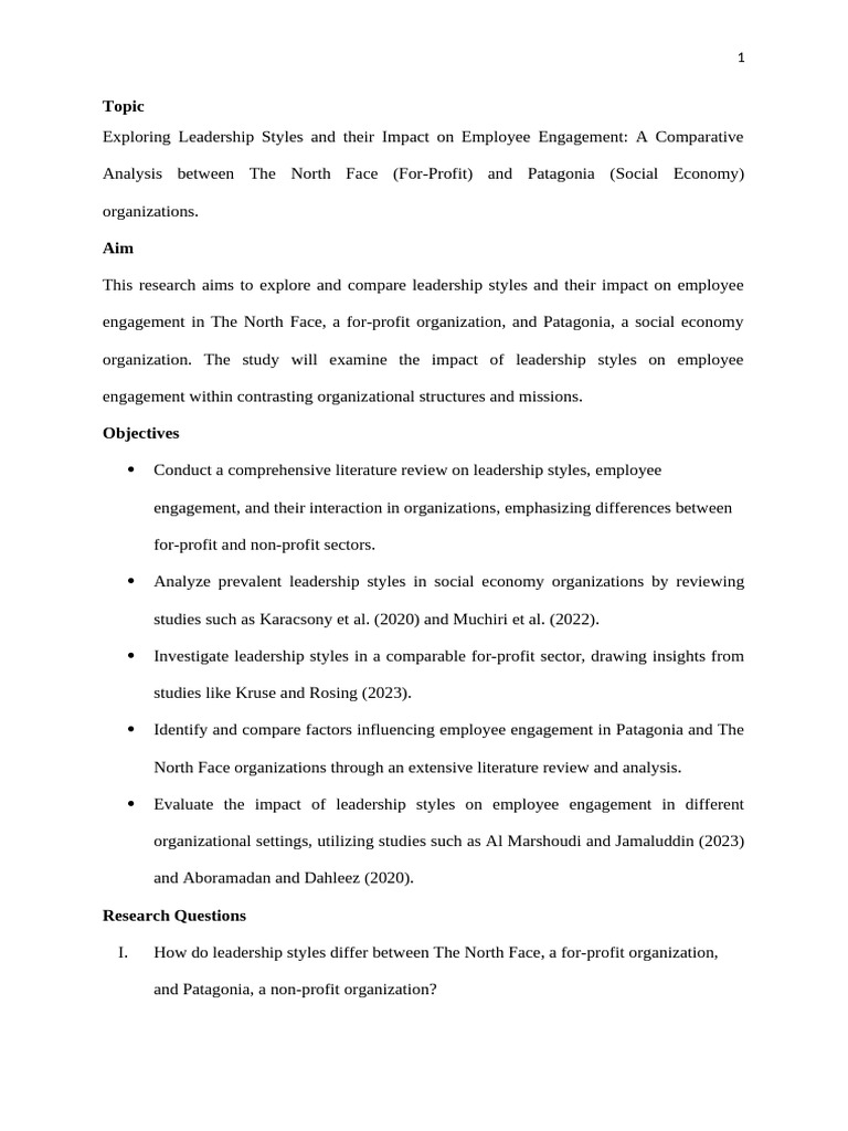 Exploring Leadership Styles and their Impact on Employee Engagement | PDF