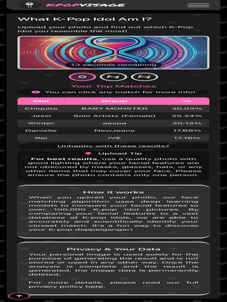 Find Your K-Pop Idol Look-Alike K-Pop Visage 2 | PDF