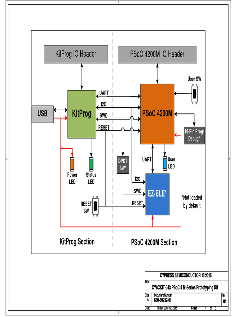 CY8CKIT-043 PSoC 4 M-Series Kit | PDF | Information And Communications Technology | System On A Chip