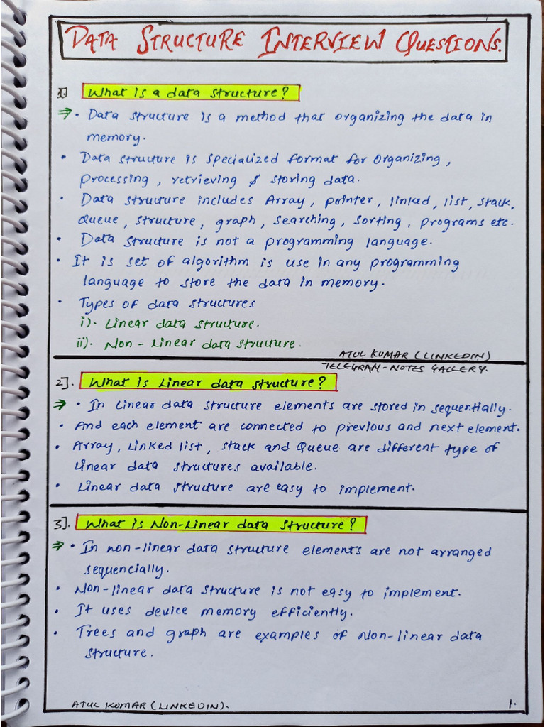 ?data Structures? Interview Series (Type-2) | PDF