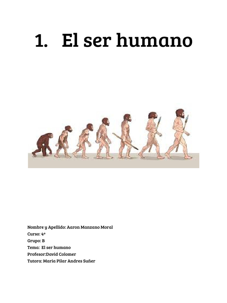 Tema 1. El Ser Humano - Fopp | PDF | La dependencia de sustancias | Temor