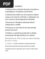 Mudre Misli I Izreke | PDF